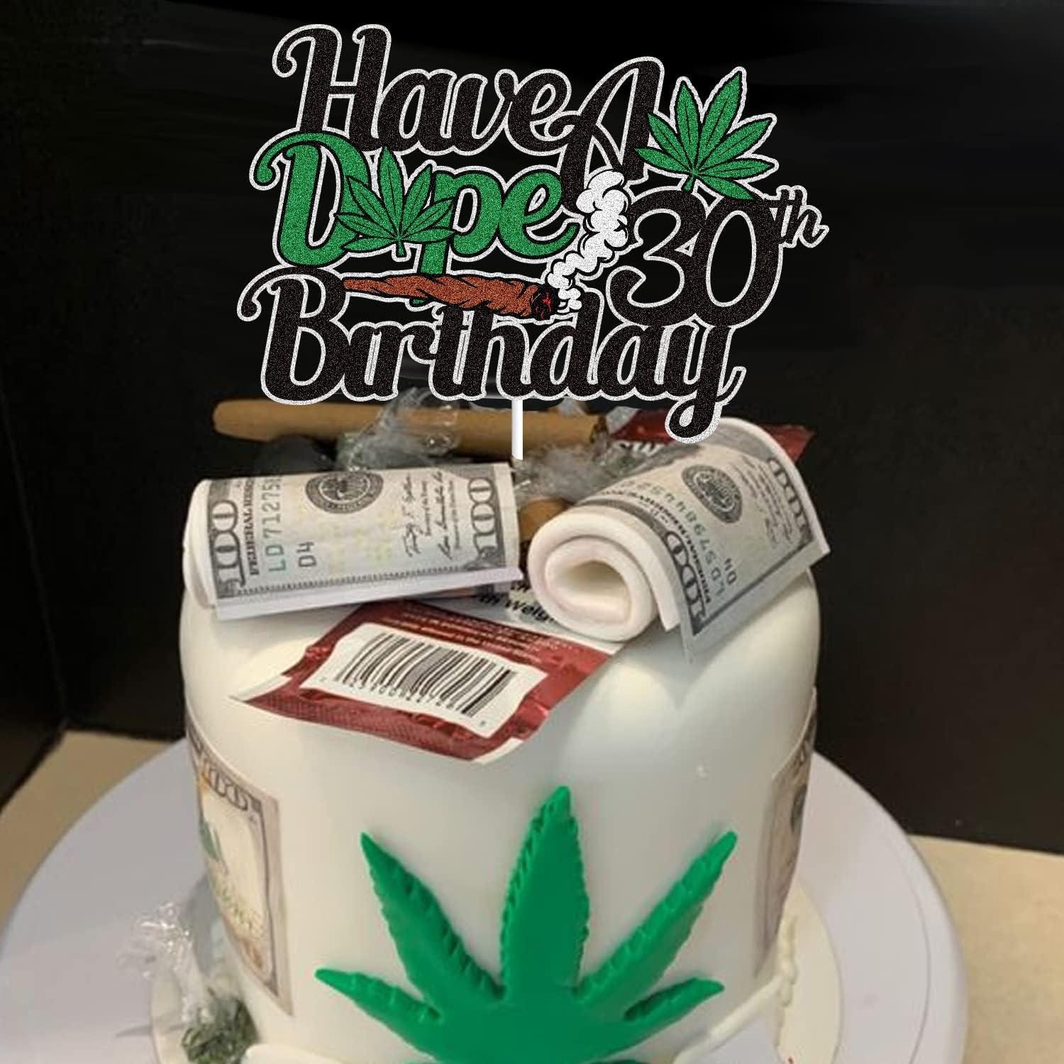 pot leaf cake ideas