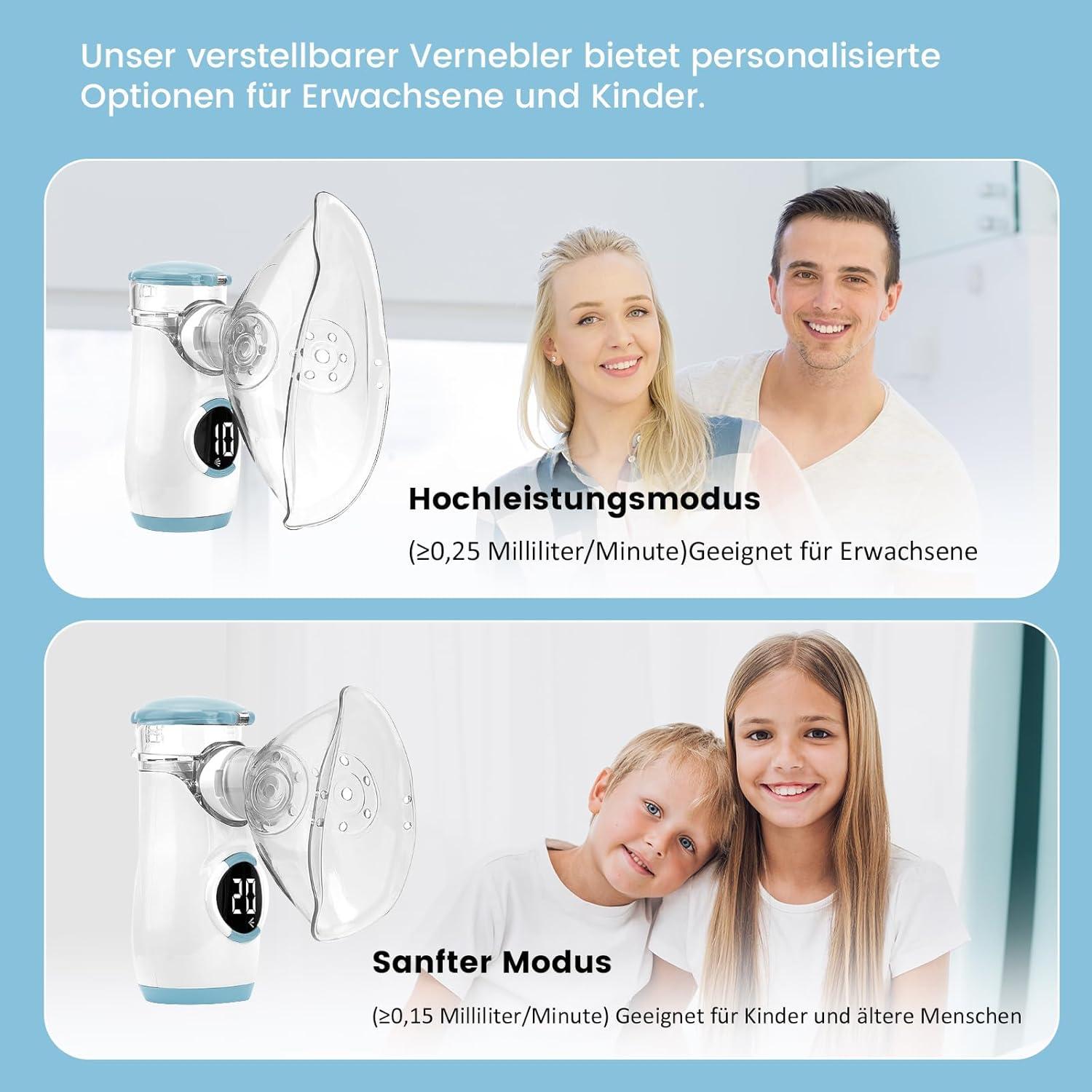 HithinkMed Rechargeable Inhalation Device for Adults & Children ...