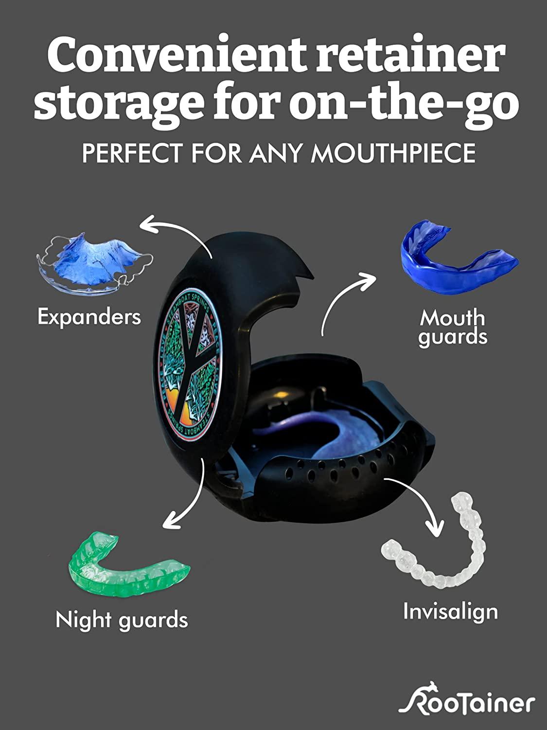 RooTainer Premium Retainer Case with Clip - Cool Rugged Holder for ...