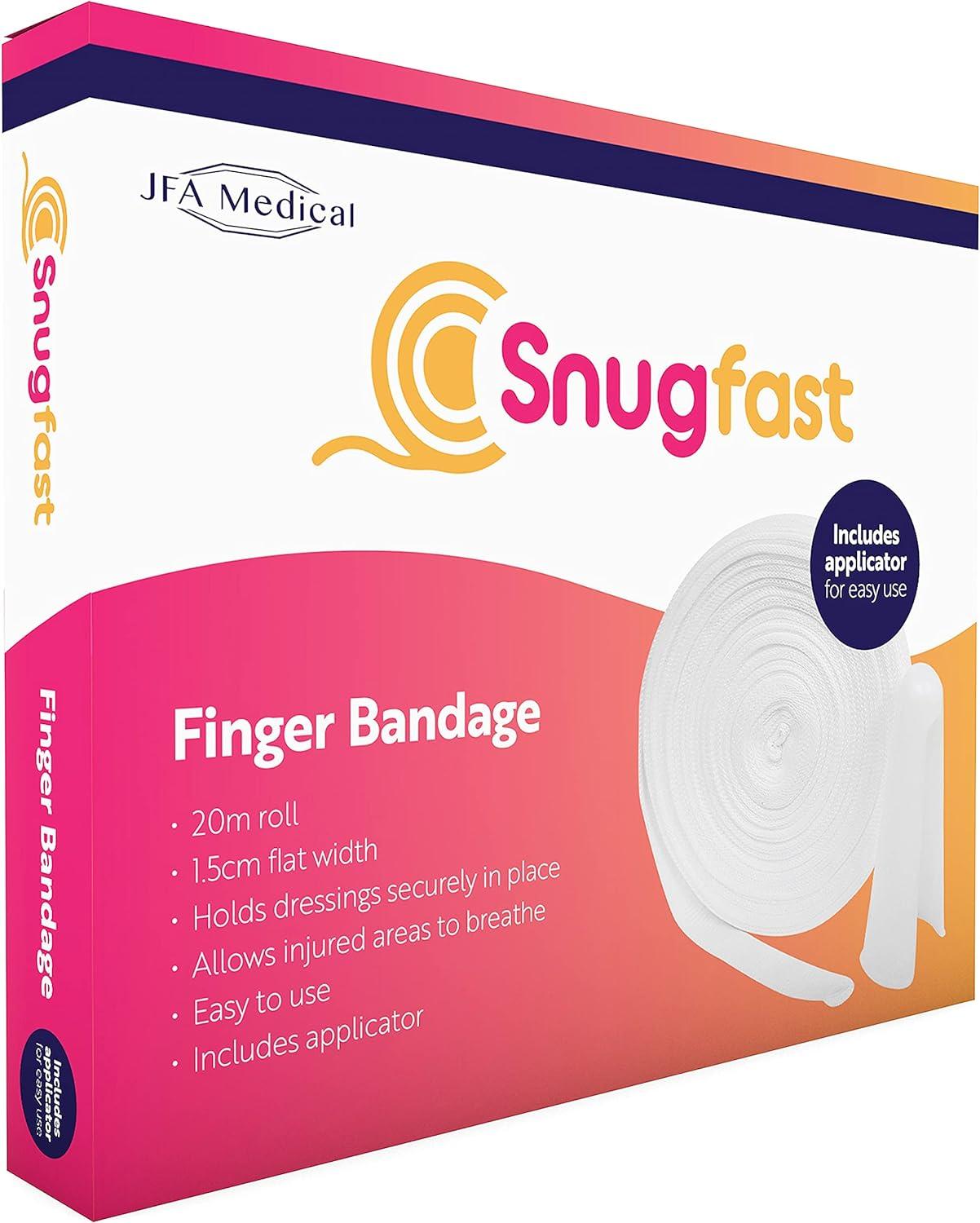 Snugfast Finger Tubular Gauze Bandage Dressing 1.5cm x 20m Roll ...