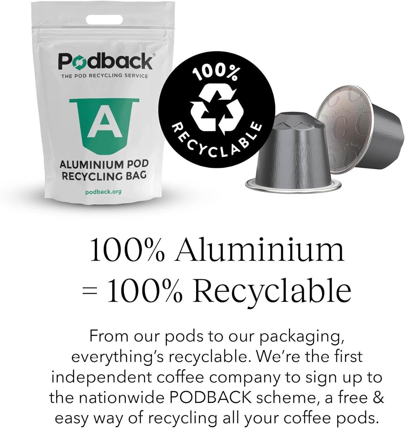 CRU Kafe Lungo Espresso Strong Nespresso Compatible Coffee Pod Capsules ...