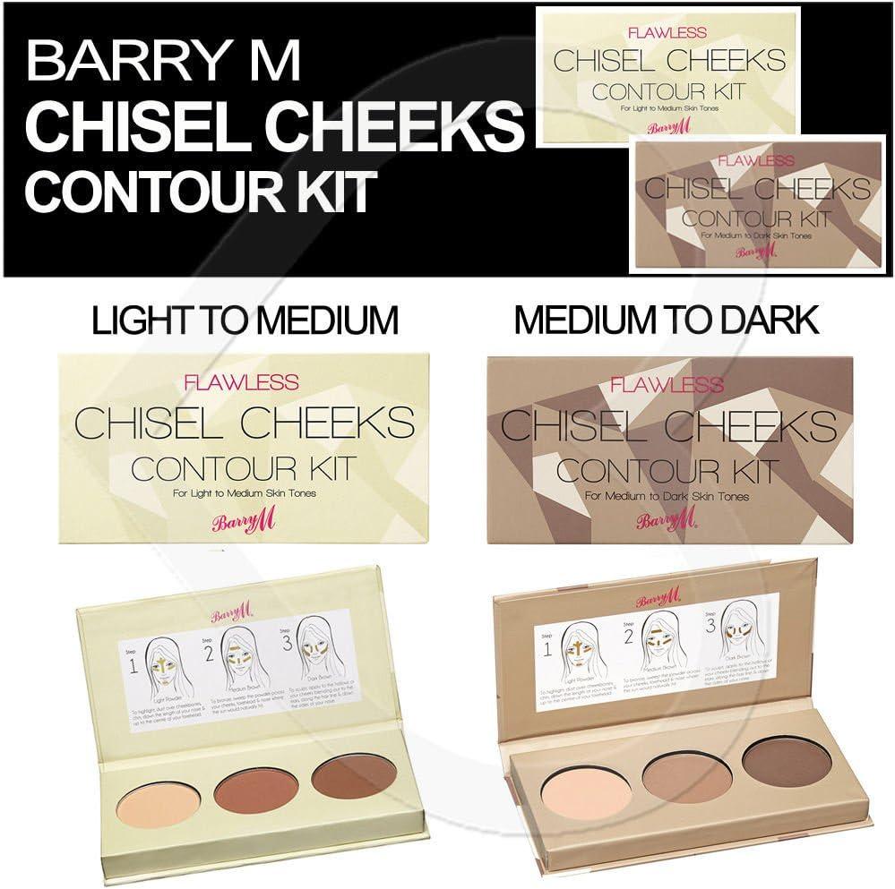 Barry M Cosmetics Chisel Cheeks Contour Kit Light - Define and Sculpt ...