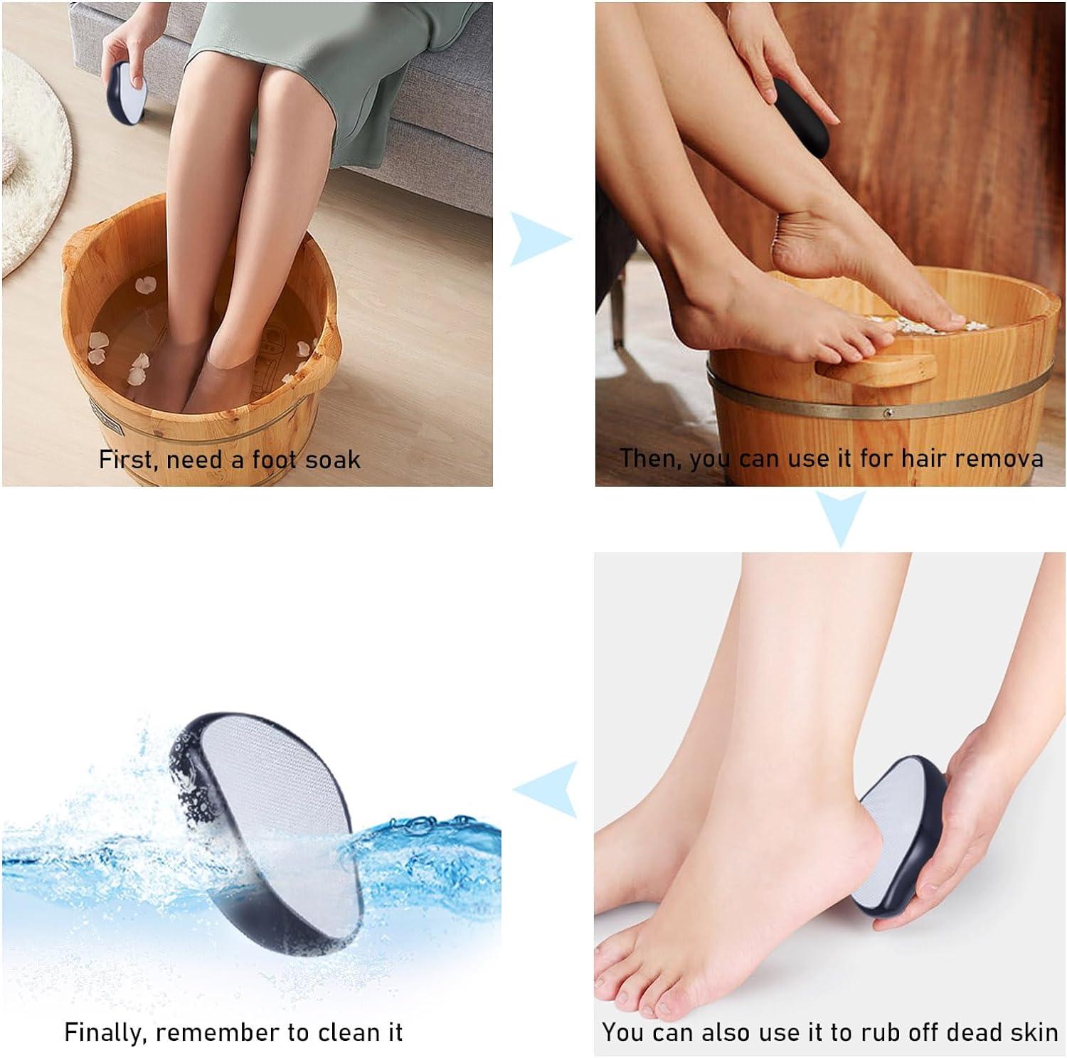 DALAETUS Magic Crystal Hair Eraser Set - 2 Pcs, Painless Hair Remover ...