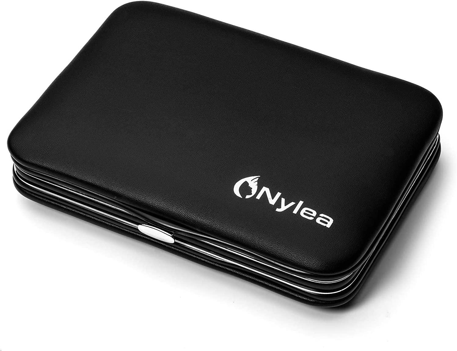 9pcs Nylea Stainless Steel Tweezers Set & Nail Clippers - Precision ...