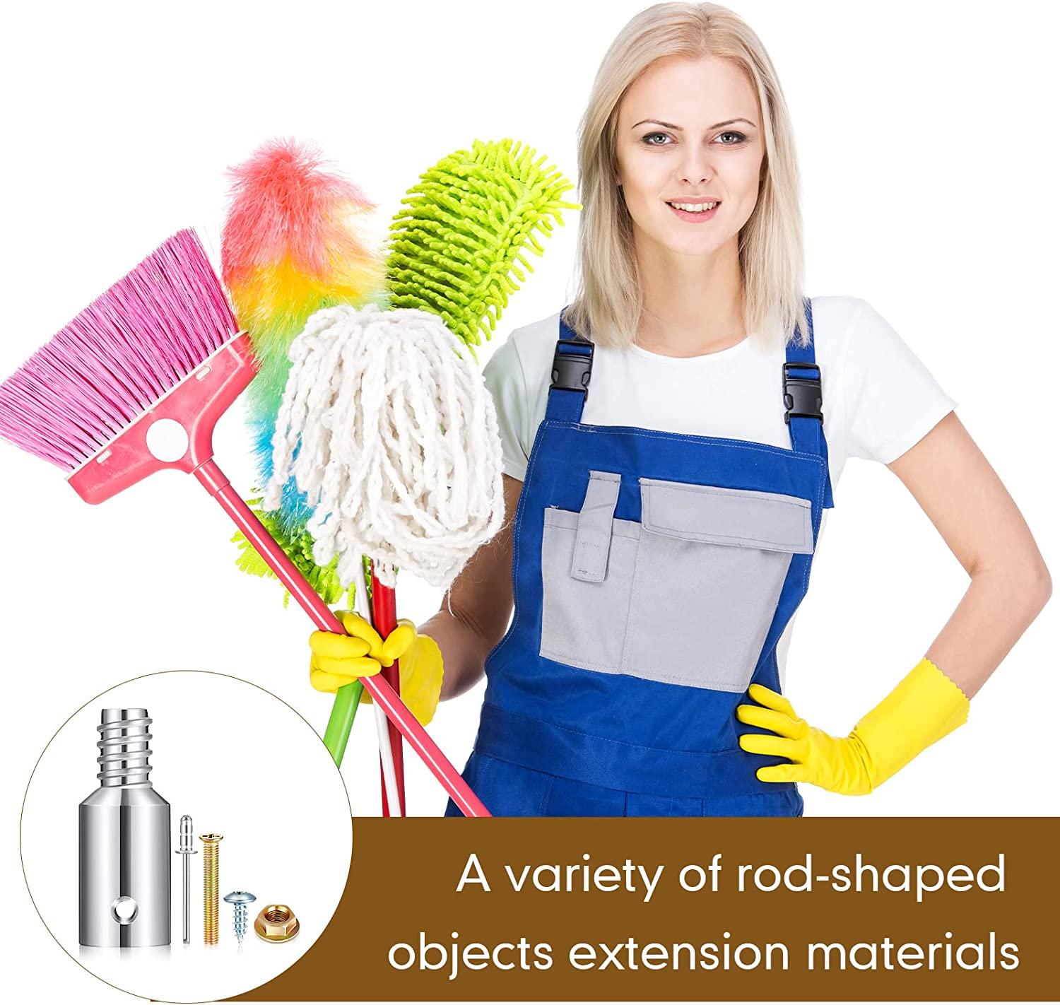 6 Pcs Threaded Tip Replacement Kit for Extension Poles - Metal Threaded ...