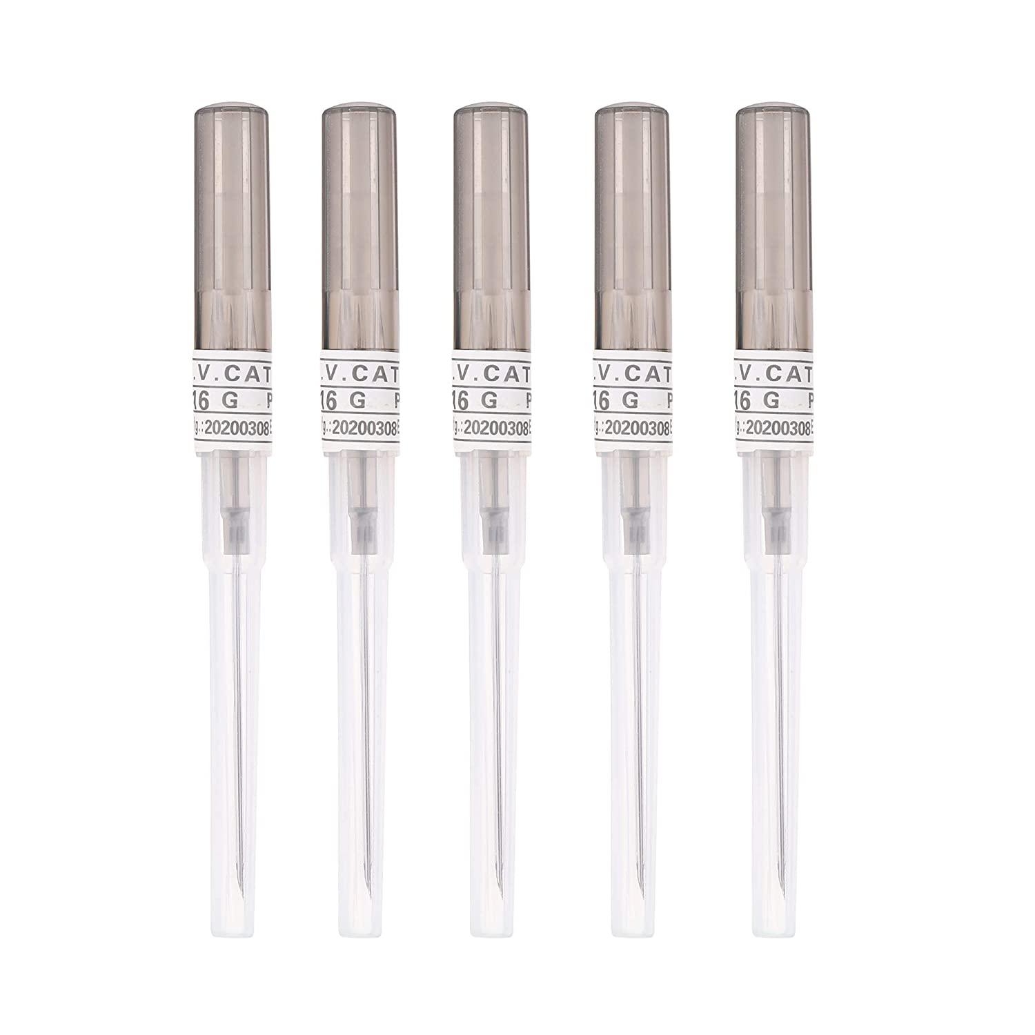 50PCS 16G Steel Catheter Piercing Needles - New Star Tattoo Supply ...