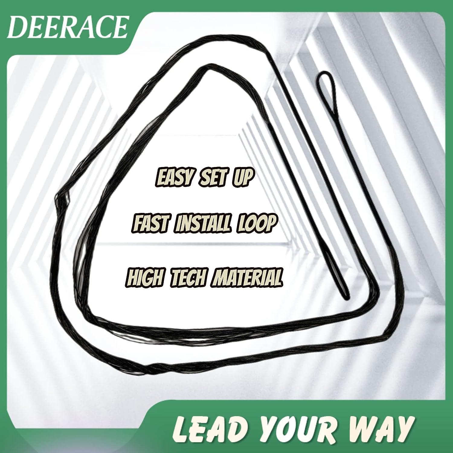 DEERACE Traditional Recurve Bow String - AMO 48-70, 12-14-16 Strands ...