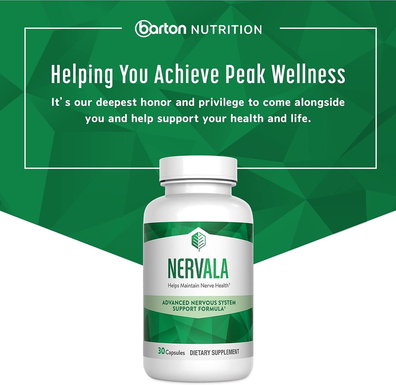 Barton Nutrition Nervala - Advanced Nerve Support Formula with Alpha ...