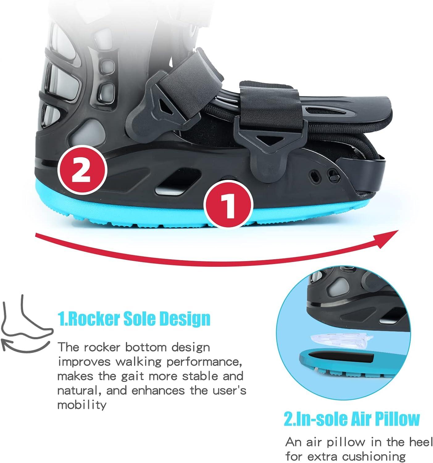 Medical Inflatable Air Cam Walker Boot - Large | Orthopedic Boot for ...