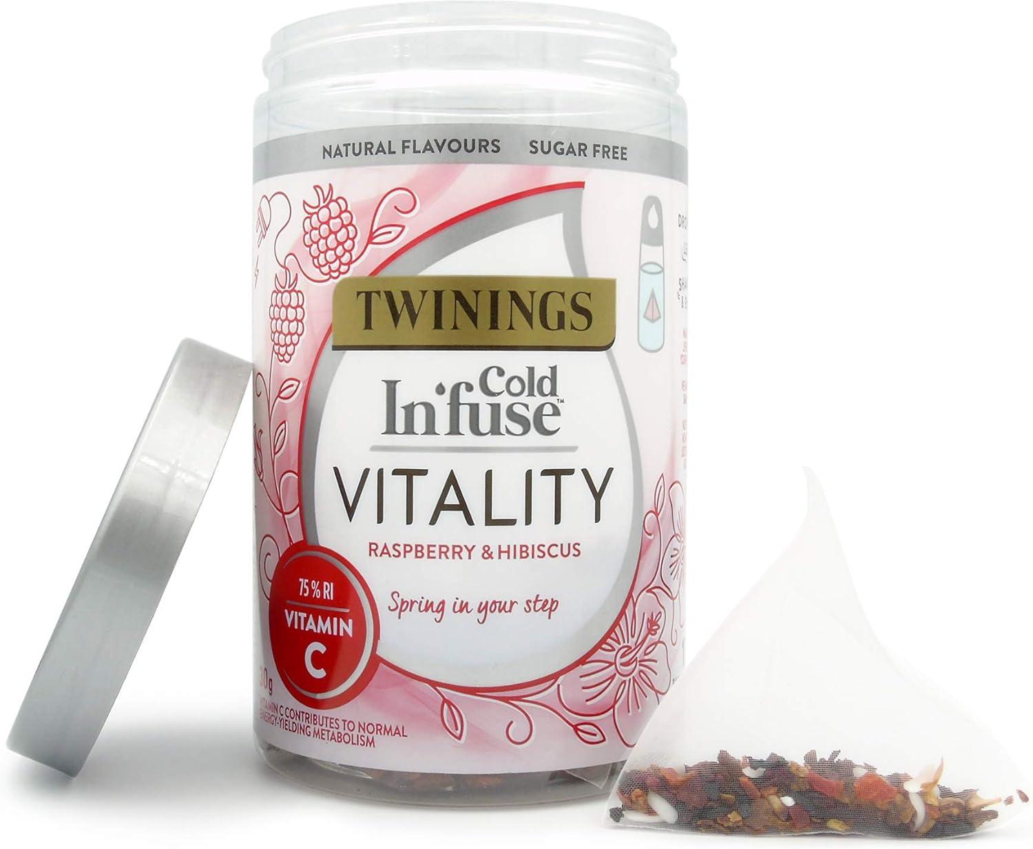 Twinings Cold Infuse Vitality with Vitamin C - Raspberry & Hibiscus 12 ...