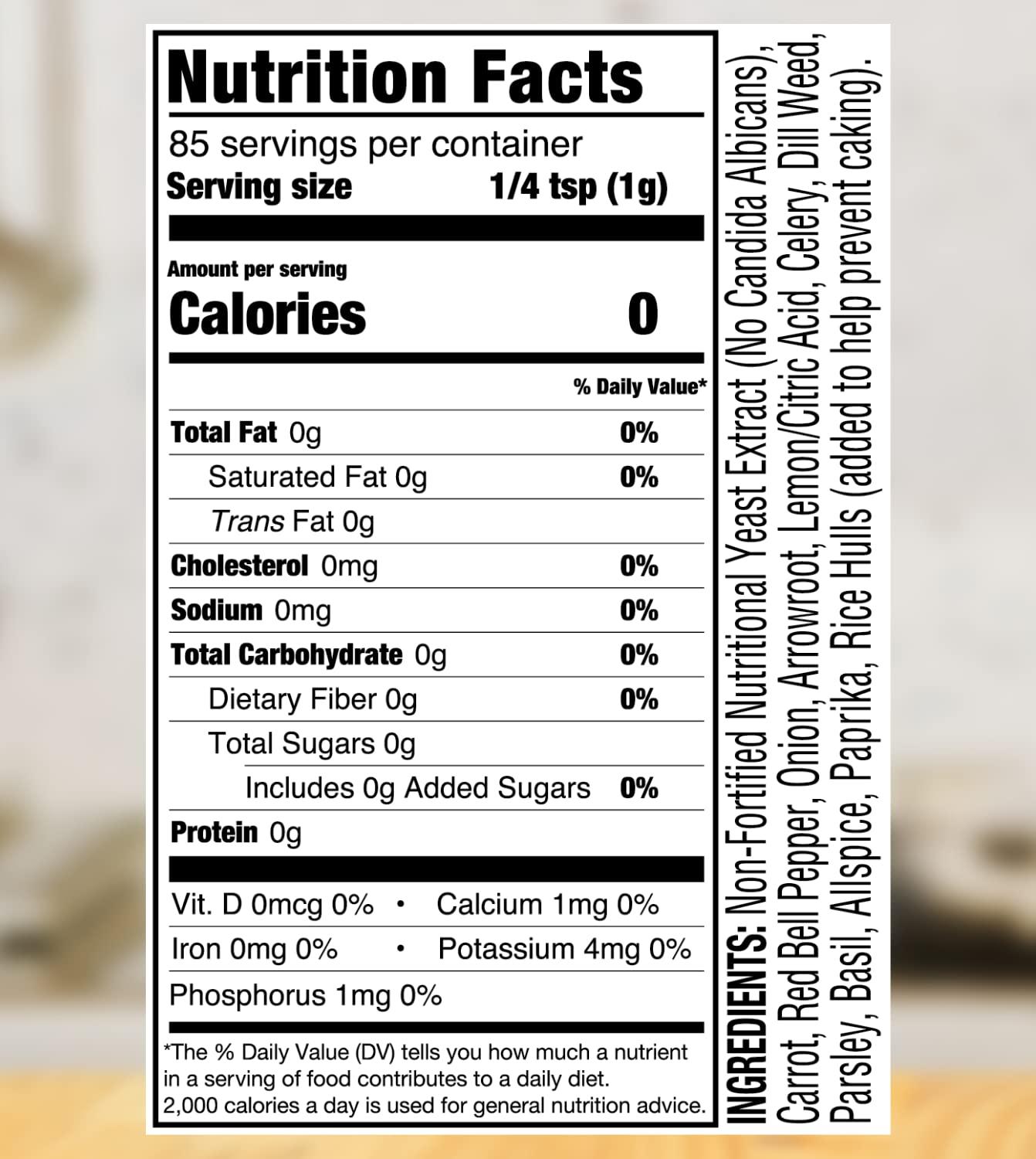 Bensons Table Tasty Salt Substitute - Salt-Free Gourmet Popcorn ...