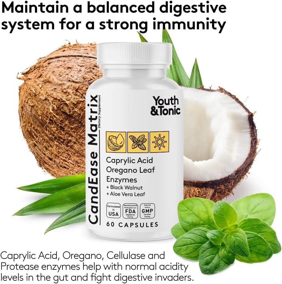 15-Day Gut Health Probiotic & CandEase Pills for Men & Women | Supports ...