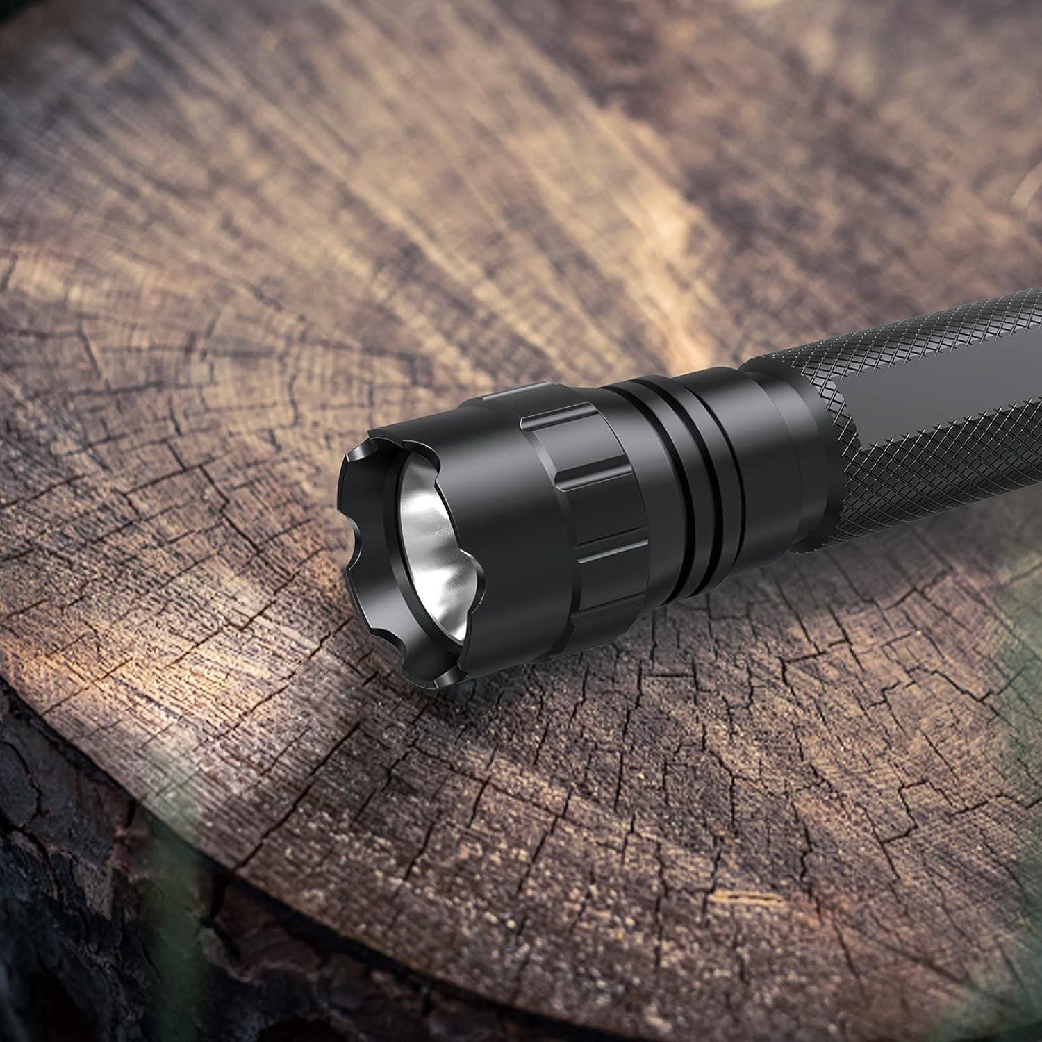 Feyachi FL14-MB Tactical Flashlight 1200 Lumen Matte Black LED Weapon ...