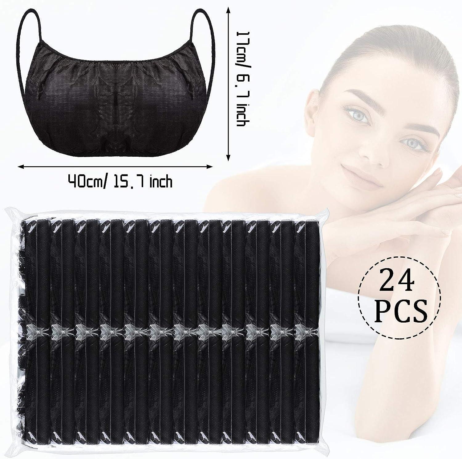 24-Piece Black Disposable Nonwoven Bras for Women - Perfect for Spray ...