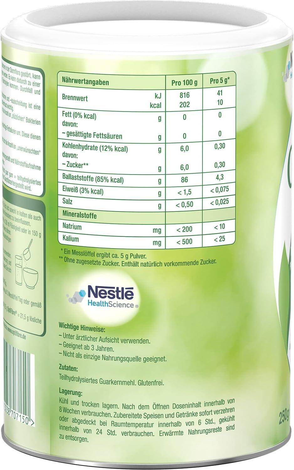 Optifibre 250g - Soluble Fiber for Irritated Intestine | 100% Vegetable ...