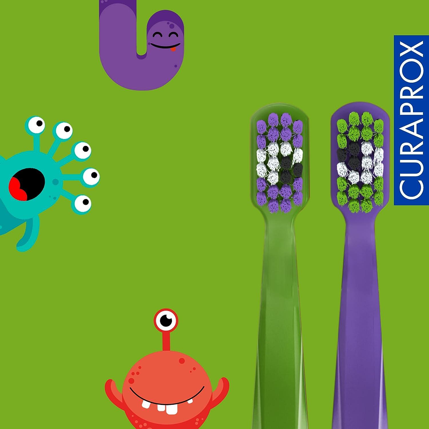 Curaprox CS Kids Manual Toothbrush Special Edition - Pack of 2 Ultra ...
