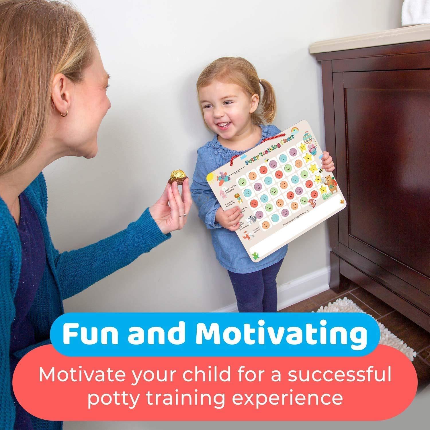 Putska Animal Potty Training Chart for Toddlers - Boys & Girls Sticker ...