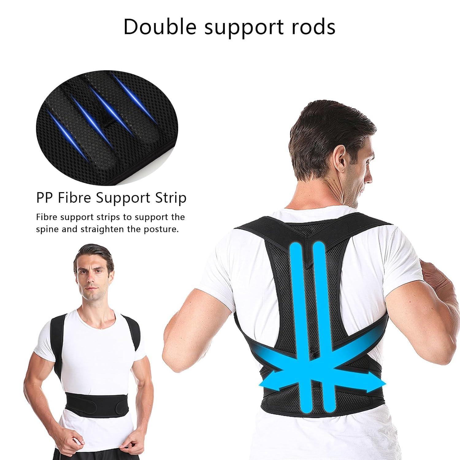 LUXOPALOPI Posture Corrector for Men and Women - Adjustable Lumbar ...
