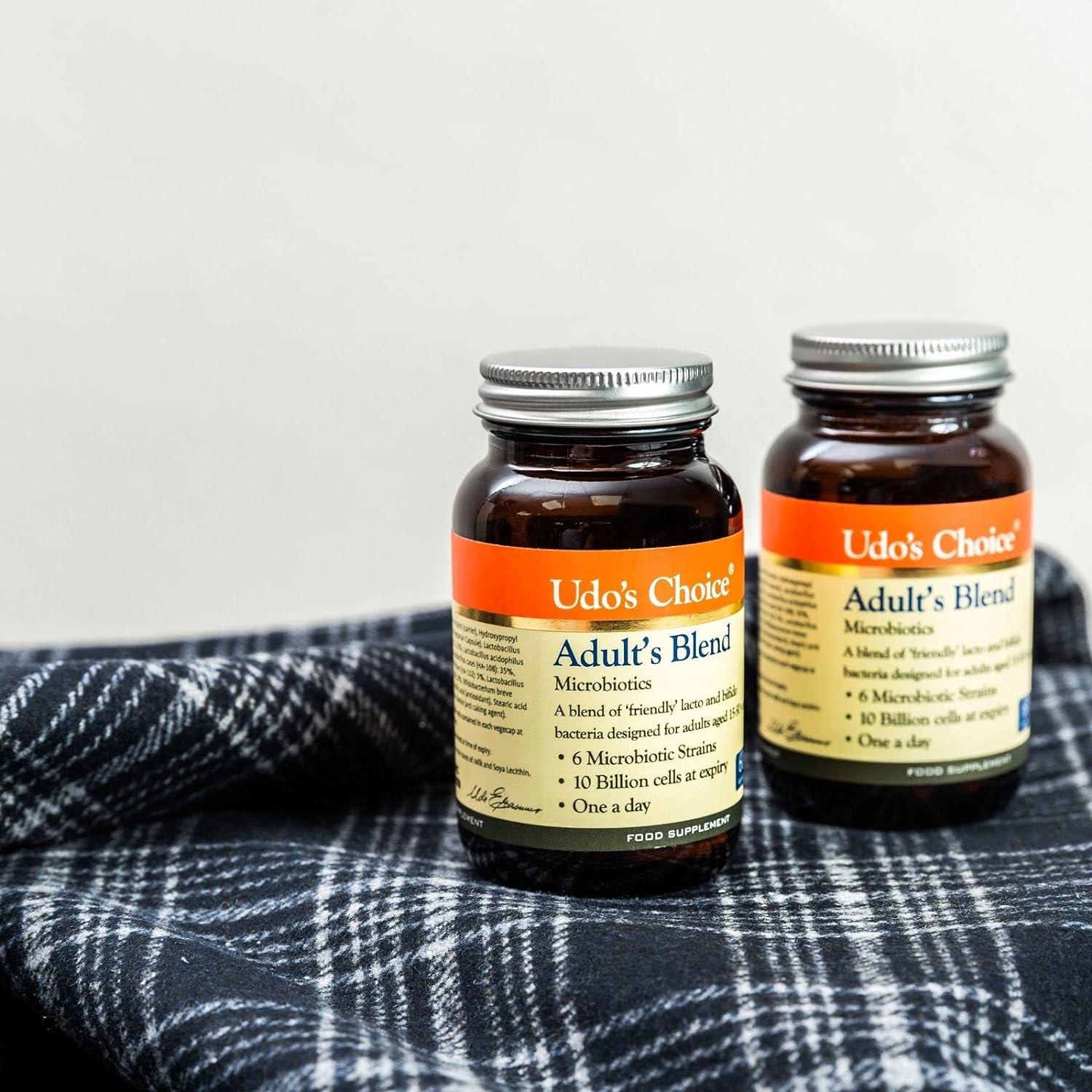 Udo's Choice Adults Blend Probiotics - 17 Billion Cell Count - 6 ...