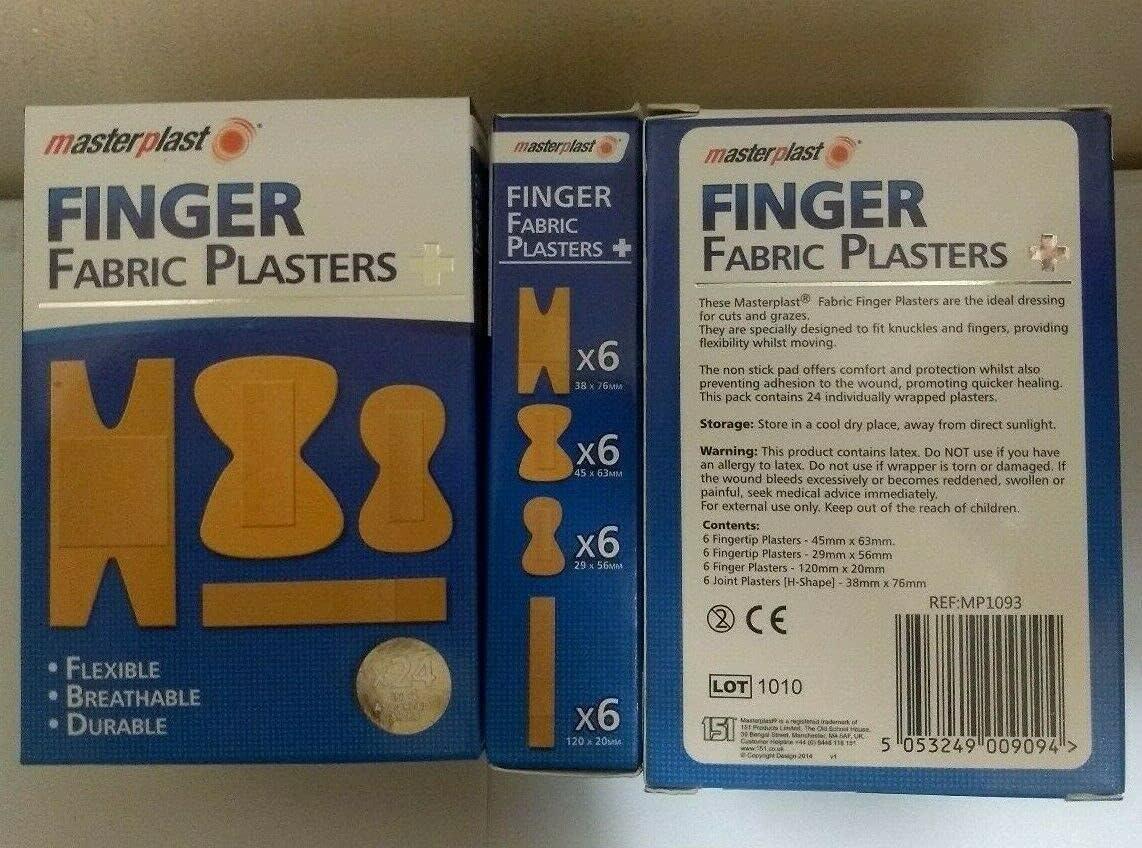Fabric Finger Plasters - Pack of 24 | Buy Now with Express ...