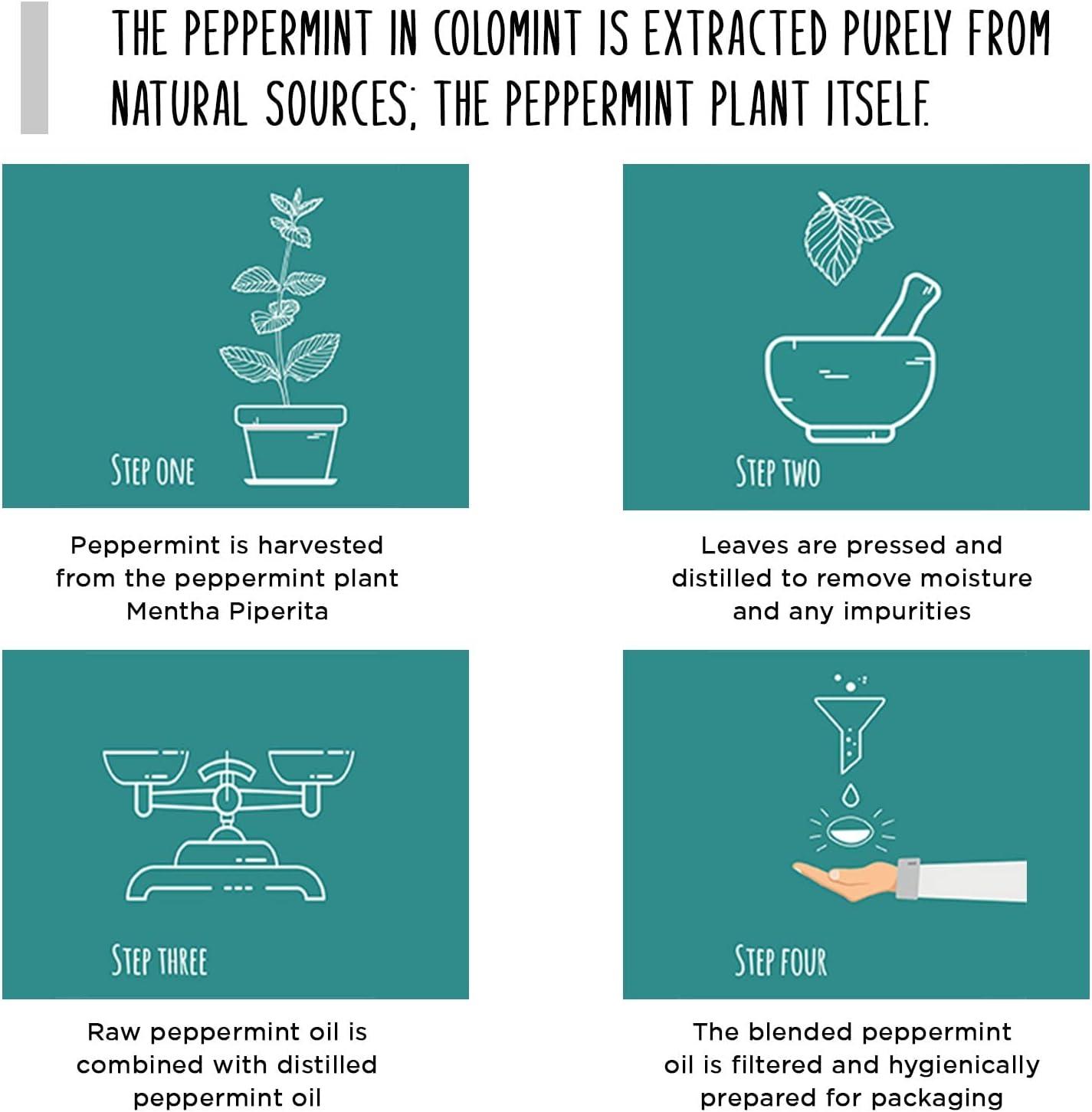 Colomint Peppermint Oil Capsules- Relief for IBS, Bloating, and ...