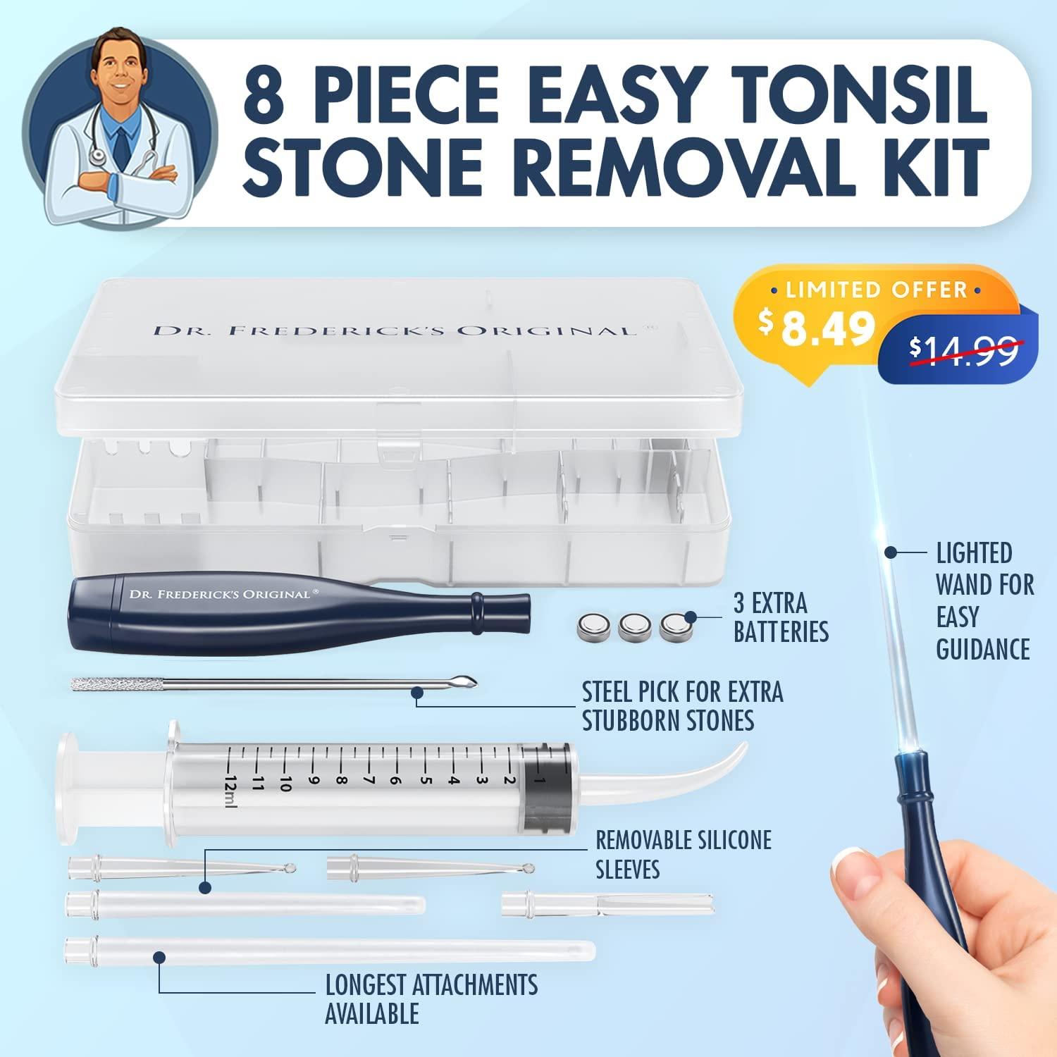 Dr. Frederick's Easy Tonsil Stone Remover Kit - Fast & Painless ...