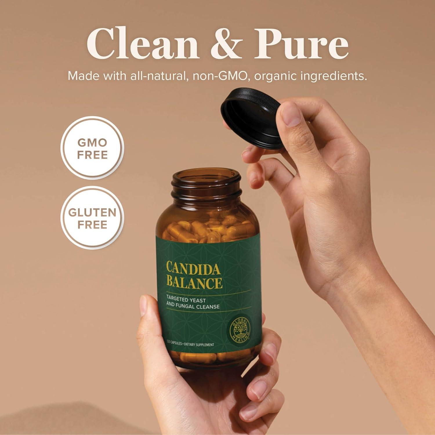 Global Healing Mycozil - Vegan Candida Cleanse & Detox Supplement for ...