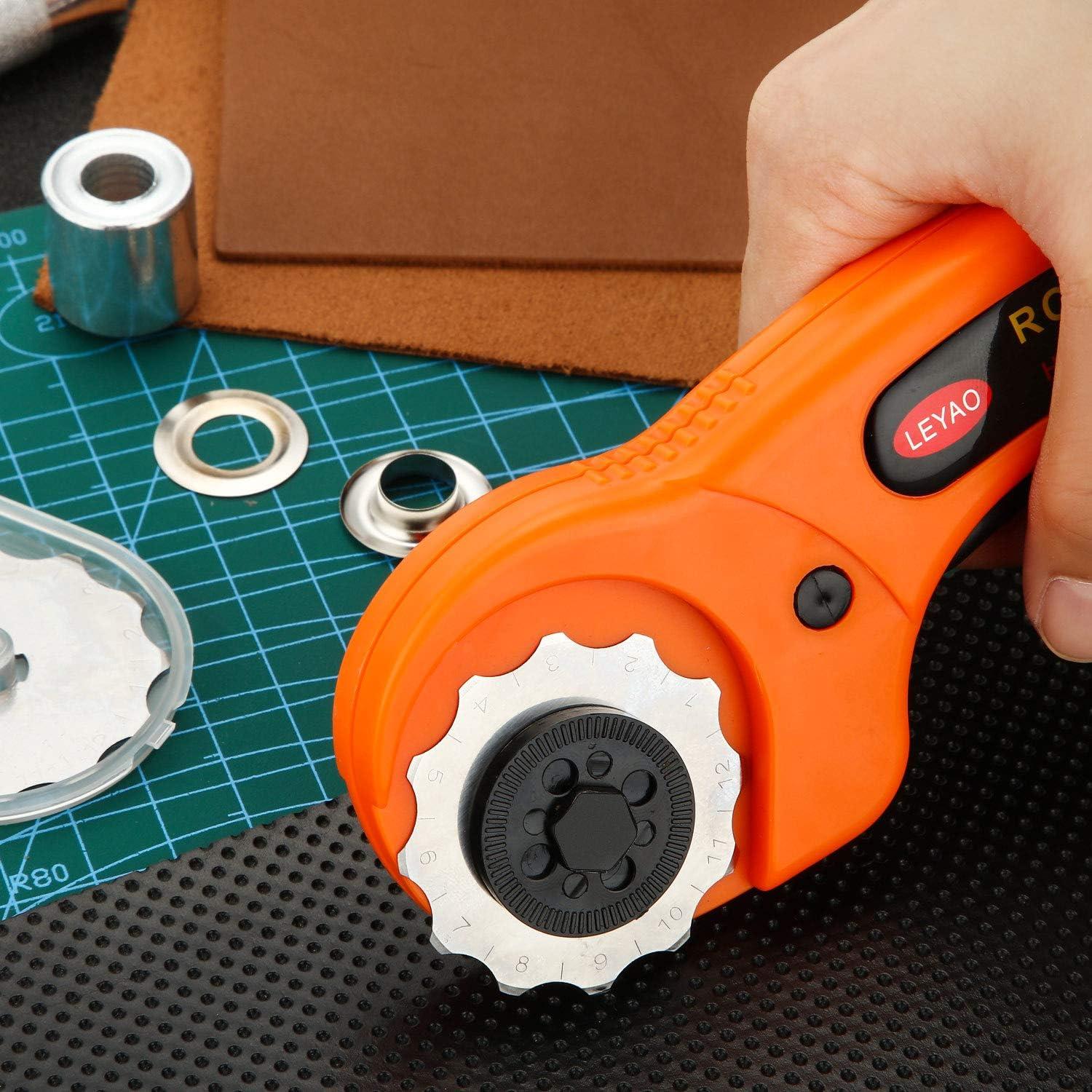 2-Piece 45mm Perforating Rotary Replacement Blades with Plastic Box ...