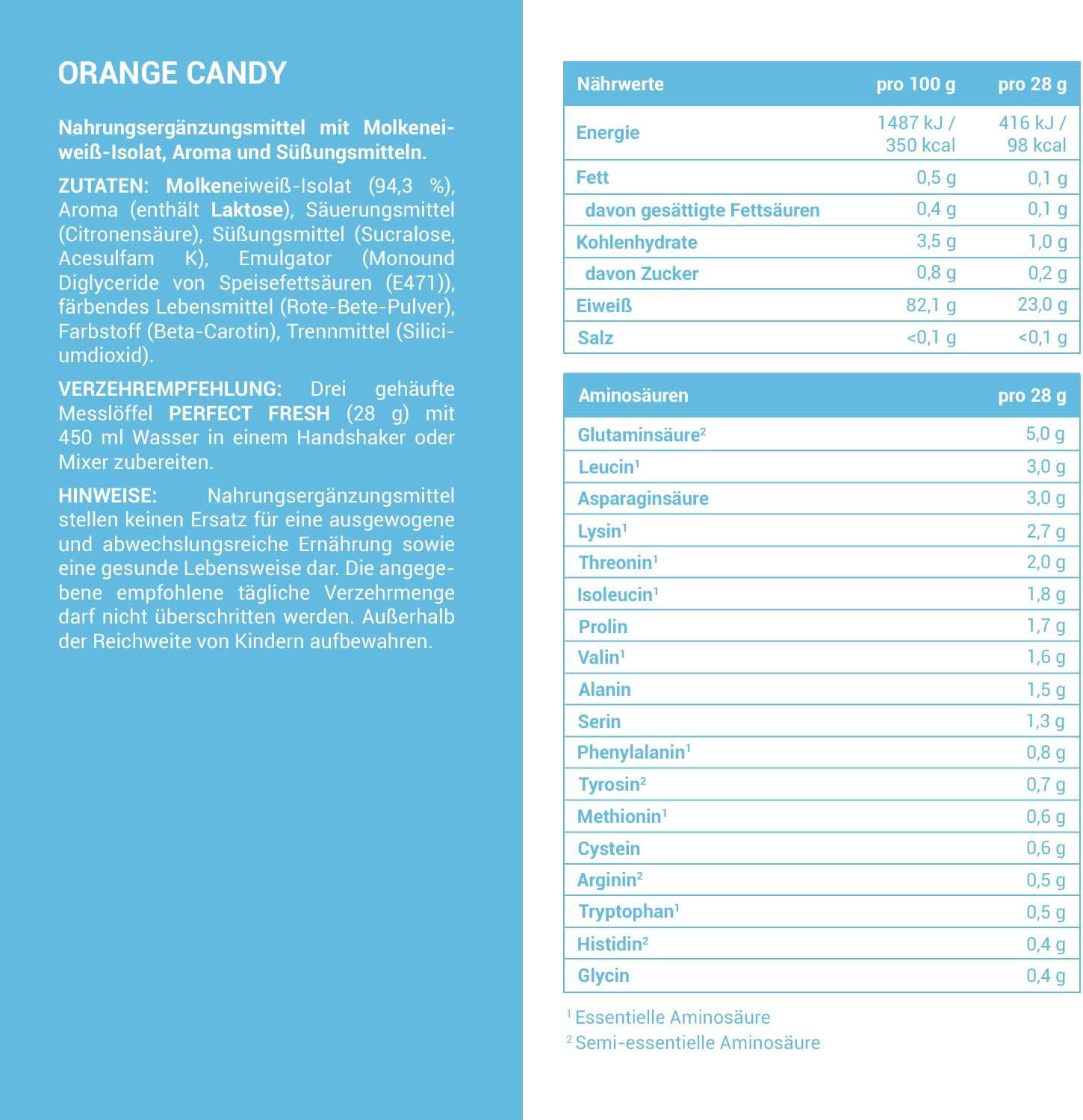 Body IP Perfect Fresh Clear Whey - Waldmeister Splash | High Protein ...