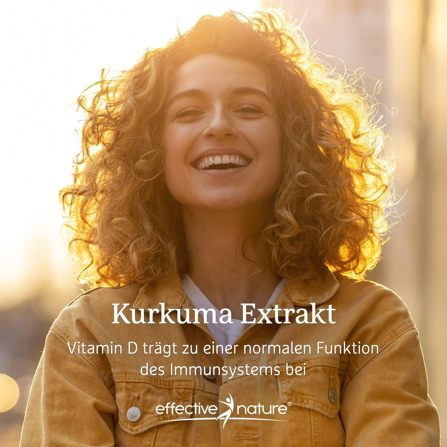 Turmeric Extract 50ml - Vegan Supplement with Vitamin D3 No Additives ...