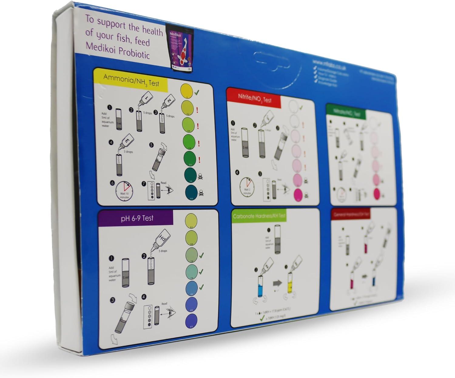 NT Labs Pond Lab Multi-Test Kit (6 Key Parameters - Ammonia Nitrite ...