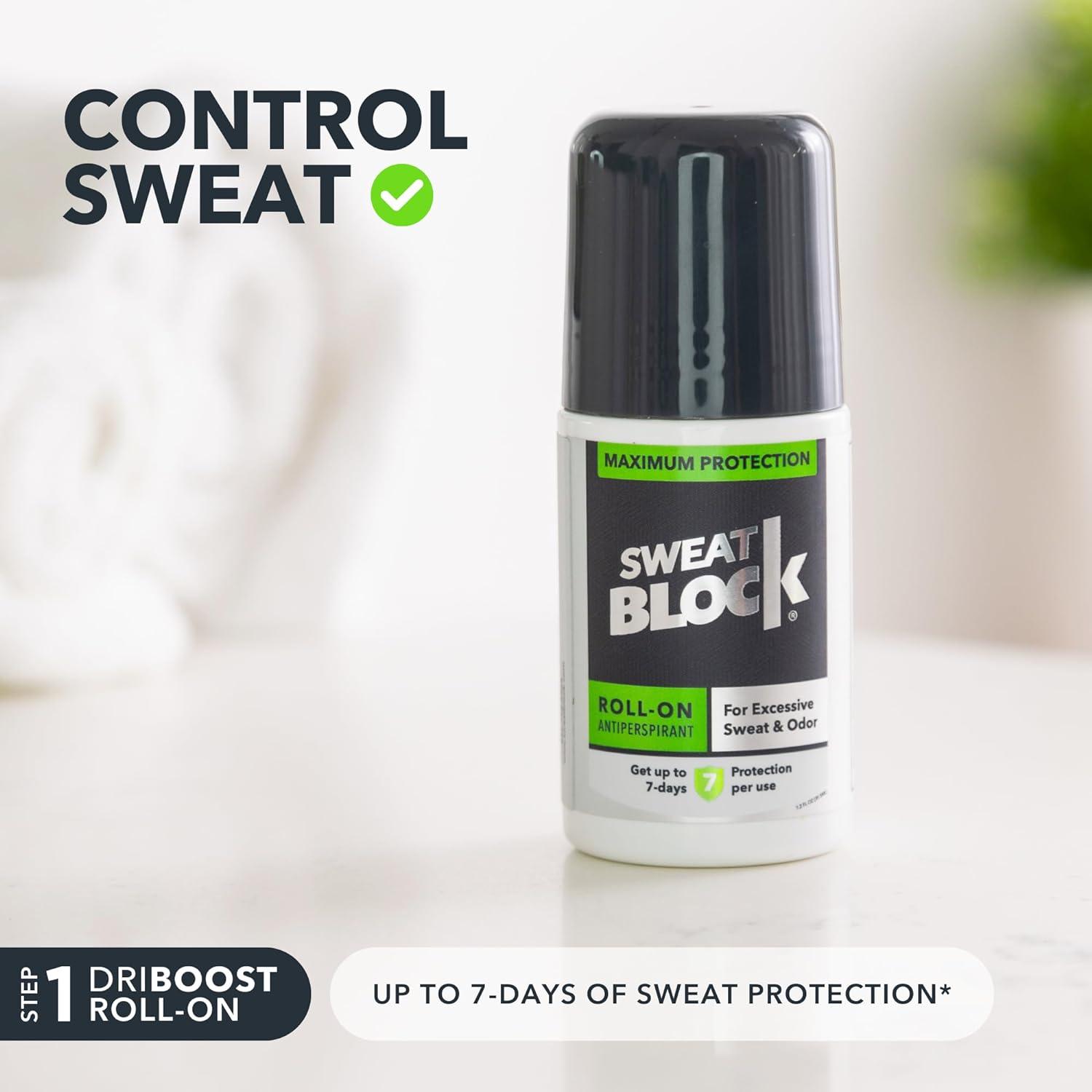 SweatBlock Antiperspirant Deodorant Max Clinical System for Men & Women ...