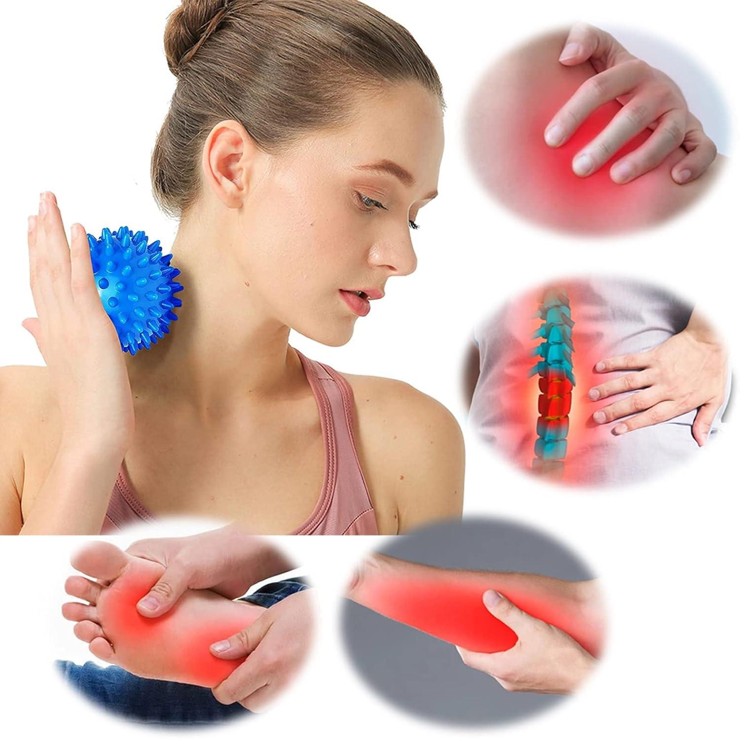 3-Part Hedgehog Ball Set for Massage | Ideal for Reflexology & Trigger ...