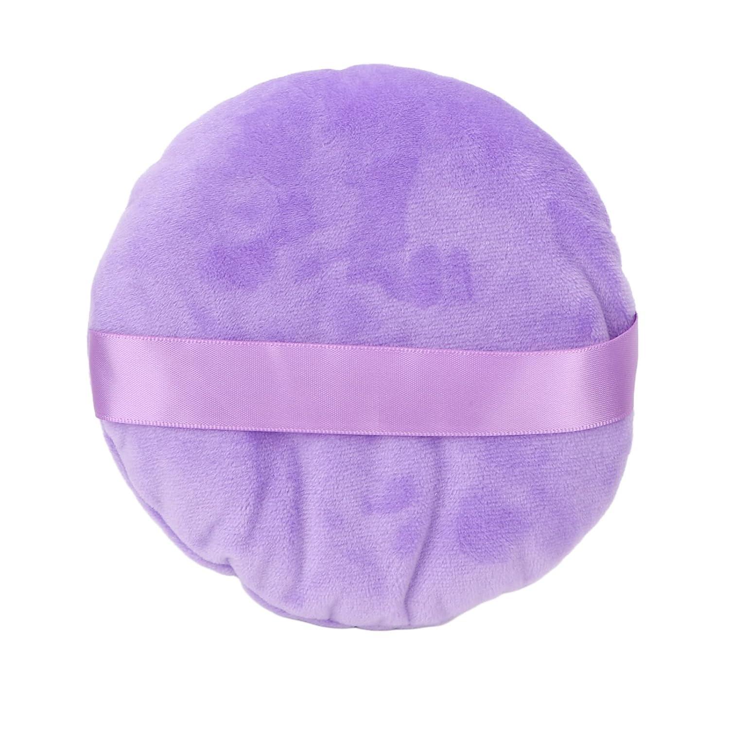Ultra Large Purple Powder Puff for Makeup - Wet Dry Washable Soft Swan ...