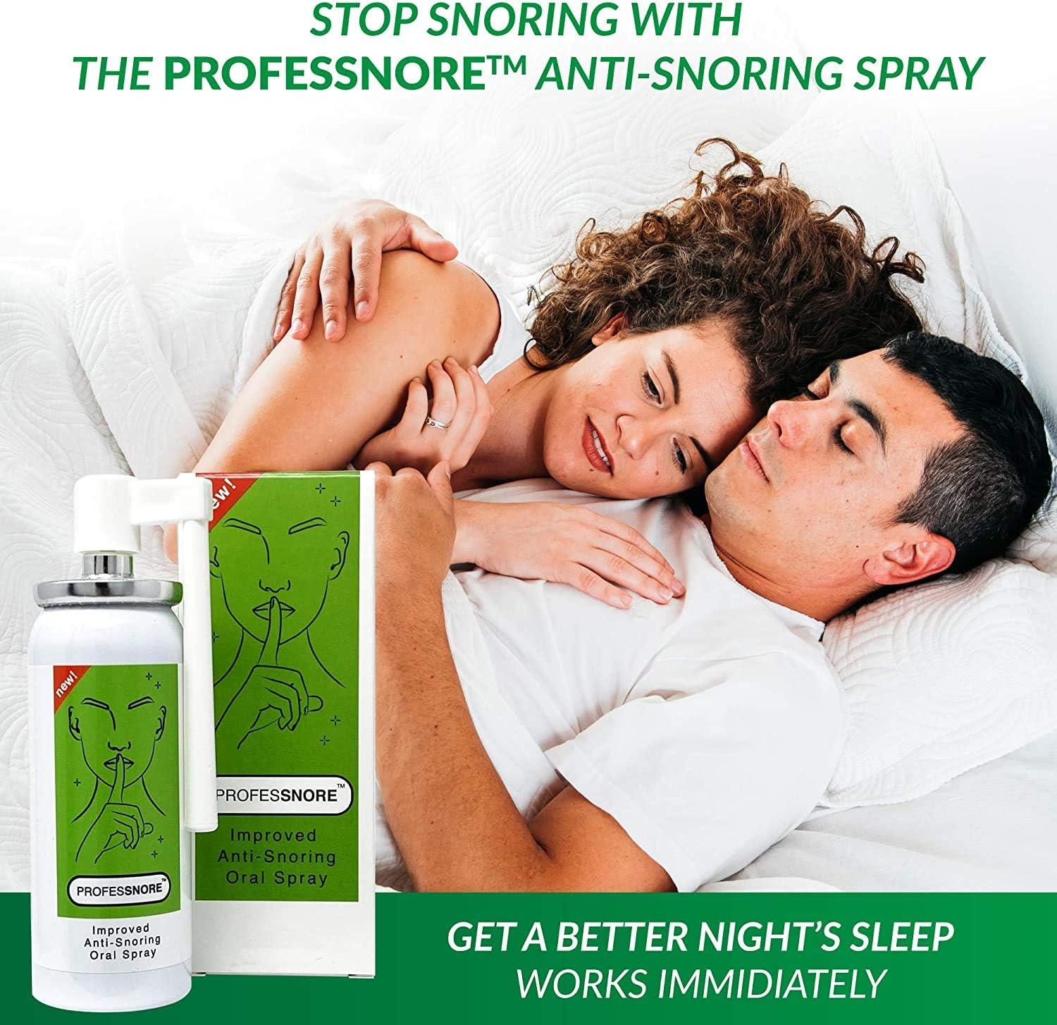 ProfesSnore Anti Snoring Relief Spray 1.69 Fl oz - Stop Snoring ...