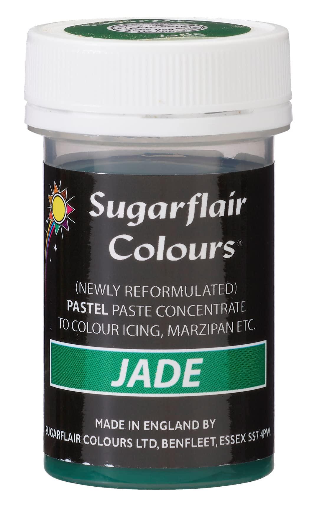Sugarflair Jade Pastel Food Colouring Paste - 25g | Highly Concentrated ...