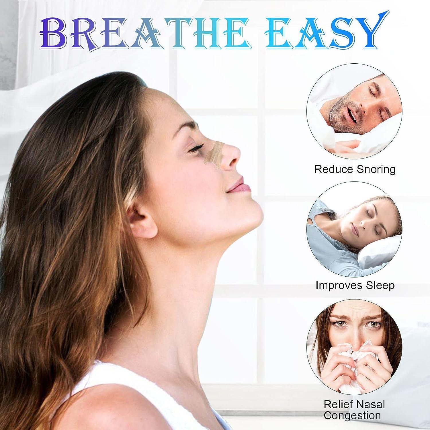 Nasal Strips (80 Pack) for Snoring Relief, Congestion, and Improved Breathing - Drug Free | Buy ...