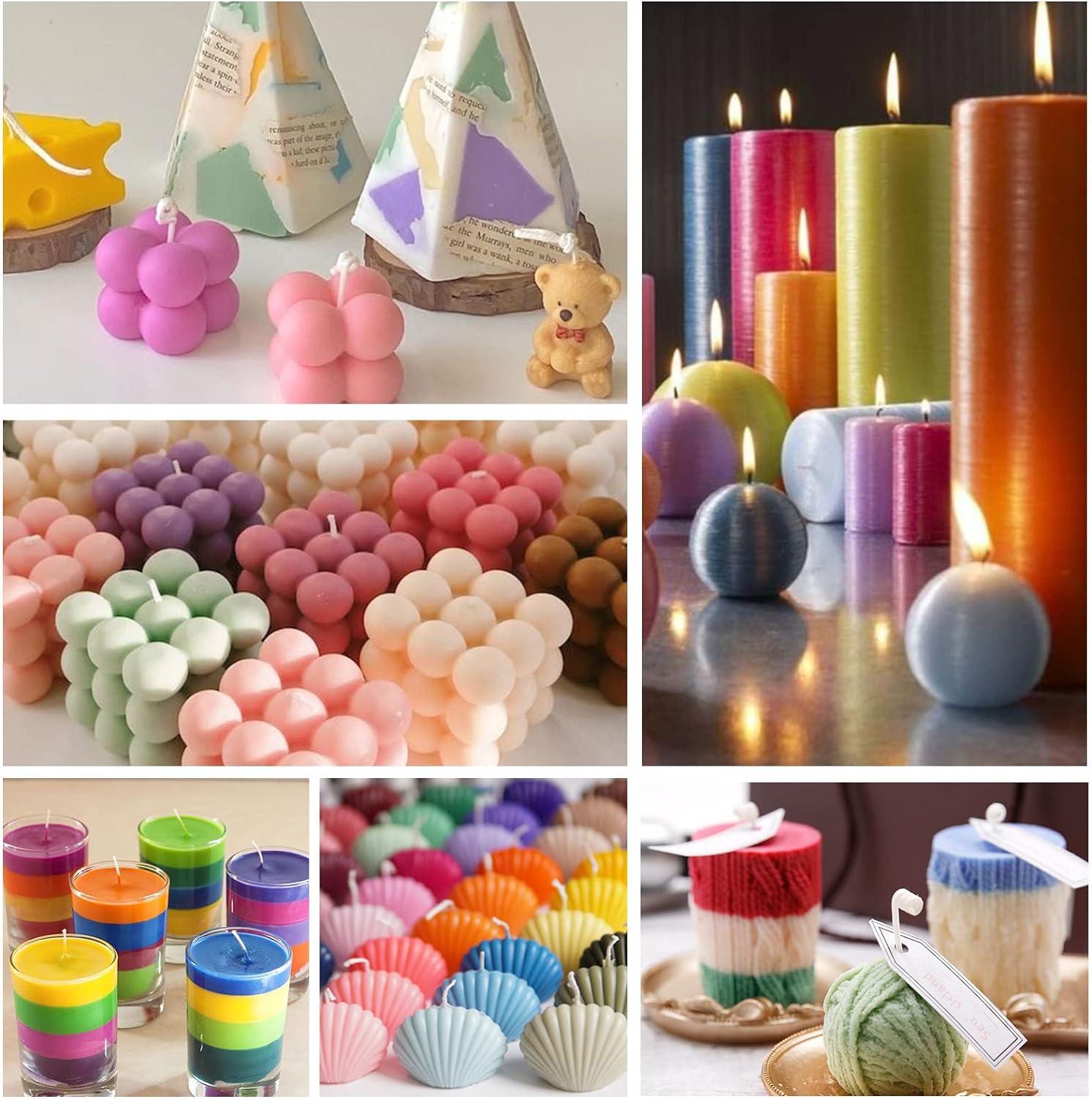 NOSTOSON Candle Dyes - 16 Colors Soy Wax Dyes for Candle Making | Color ...