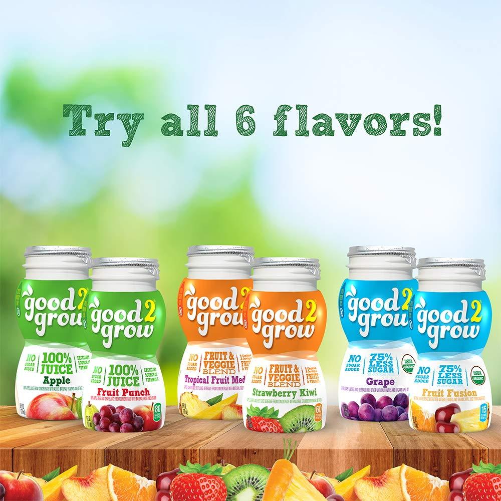 good2grow Strawberry Kiwi & Tropical Fruit Medley Juice 24-Pack - Non ...