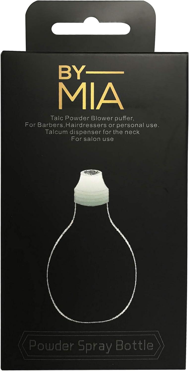 BY MIA Talc Powder Blower Puffer for Barbers & Hairdressers - Talc ...