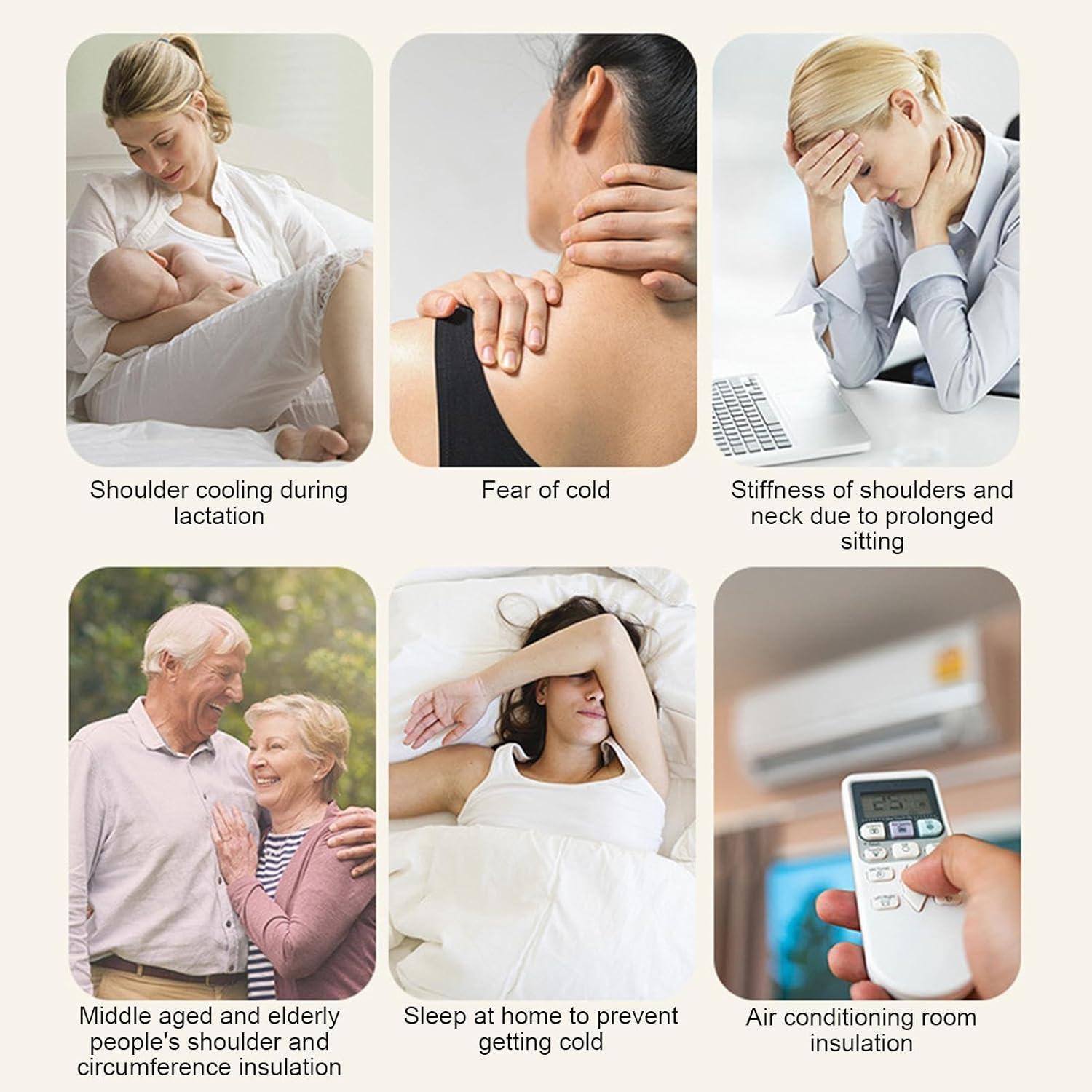 Zonewd Warm Shoulder Cushion - Comfortable Neck Wrap & Shoulder Pads ...