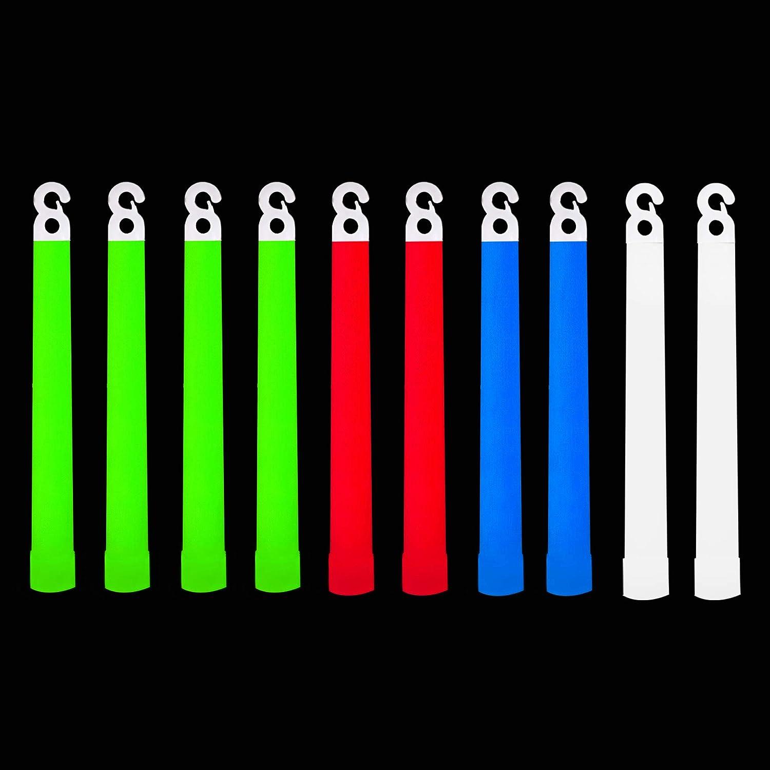 (10 Pack) Military Chemical Light Sticks - 12 Hour Duration - Multi ...