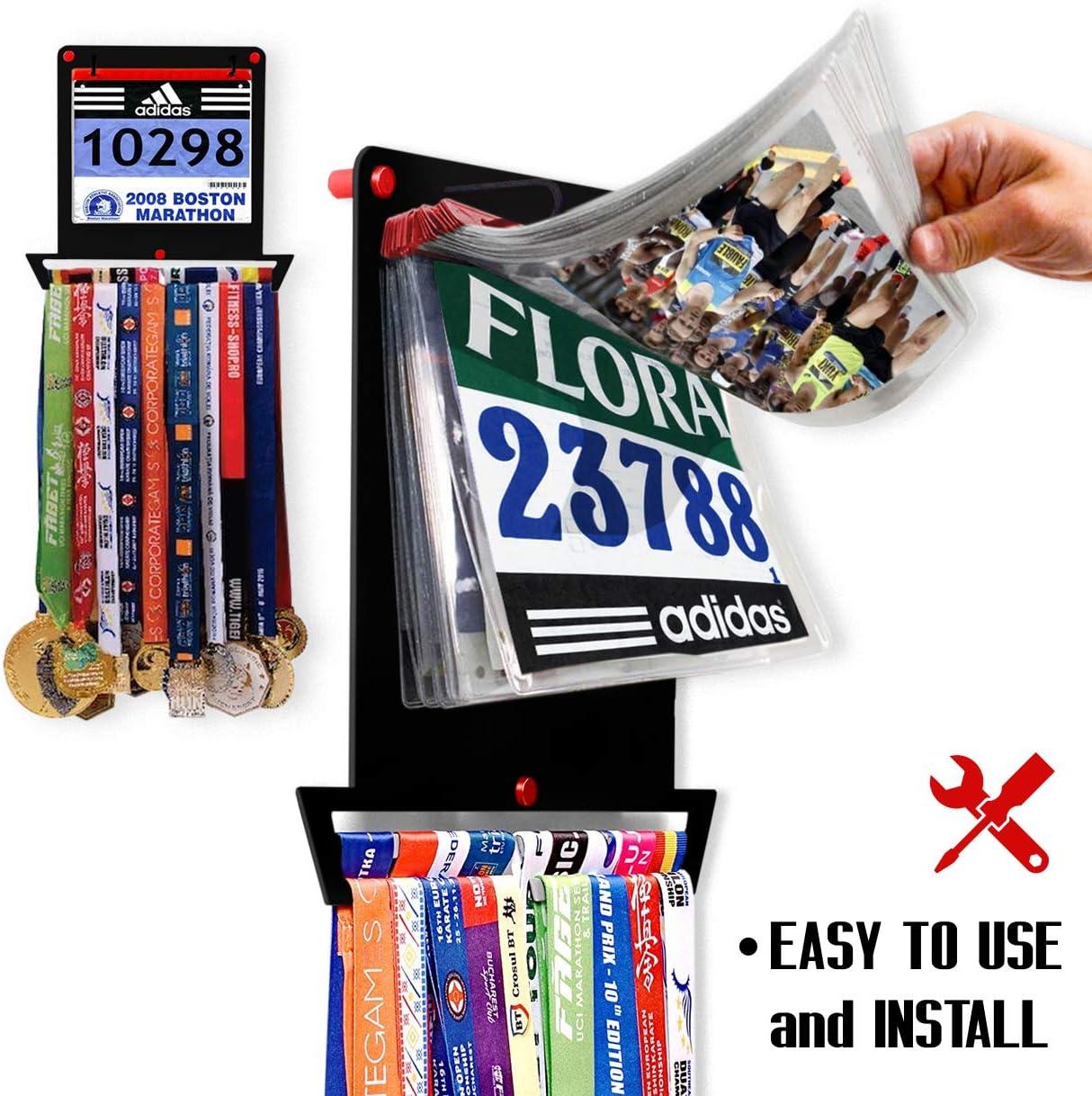 Race Medal And Bib Frame