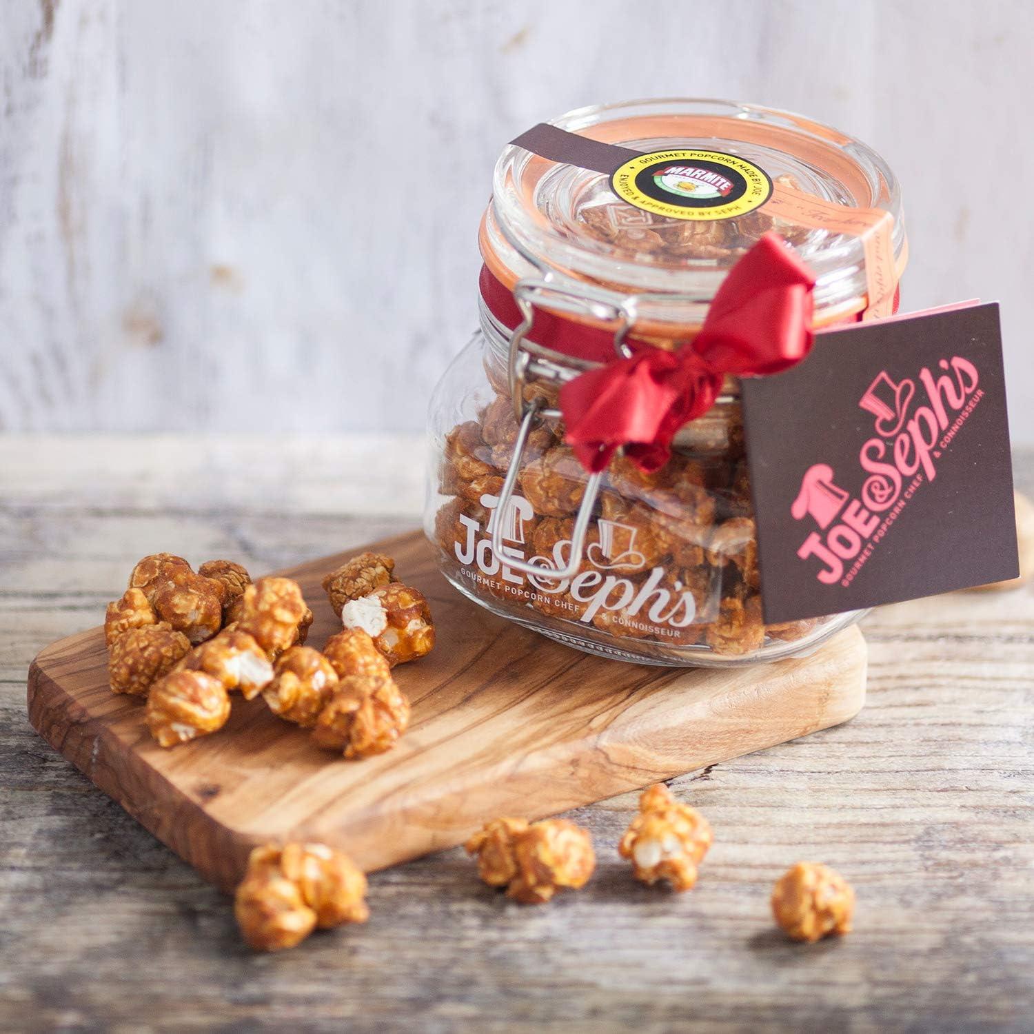 Joe & Seph's Marmite Popcorn Kilner Jar 80g - Gourmet Popcorn with ...