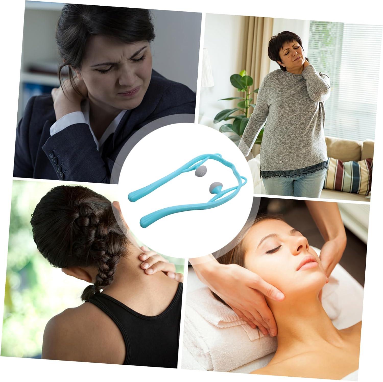 Deep Tissue Massage Device - Neck & Muscle Relief Tool Set (2 Pieces ...