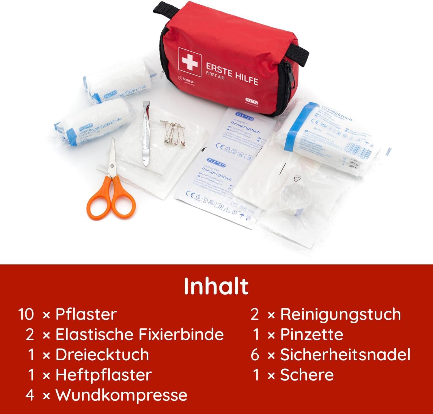 Mini First Aid Set with Wound Spray (75ml) - Perfect for Outdoor ...