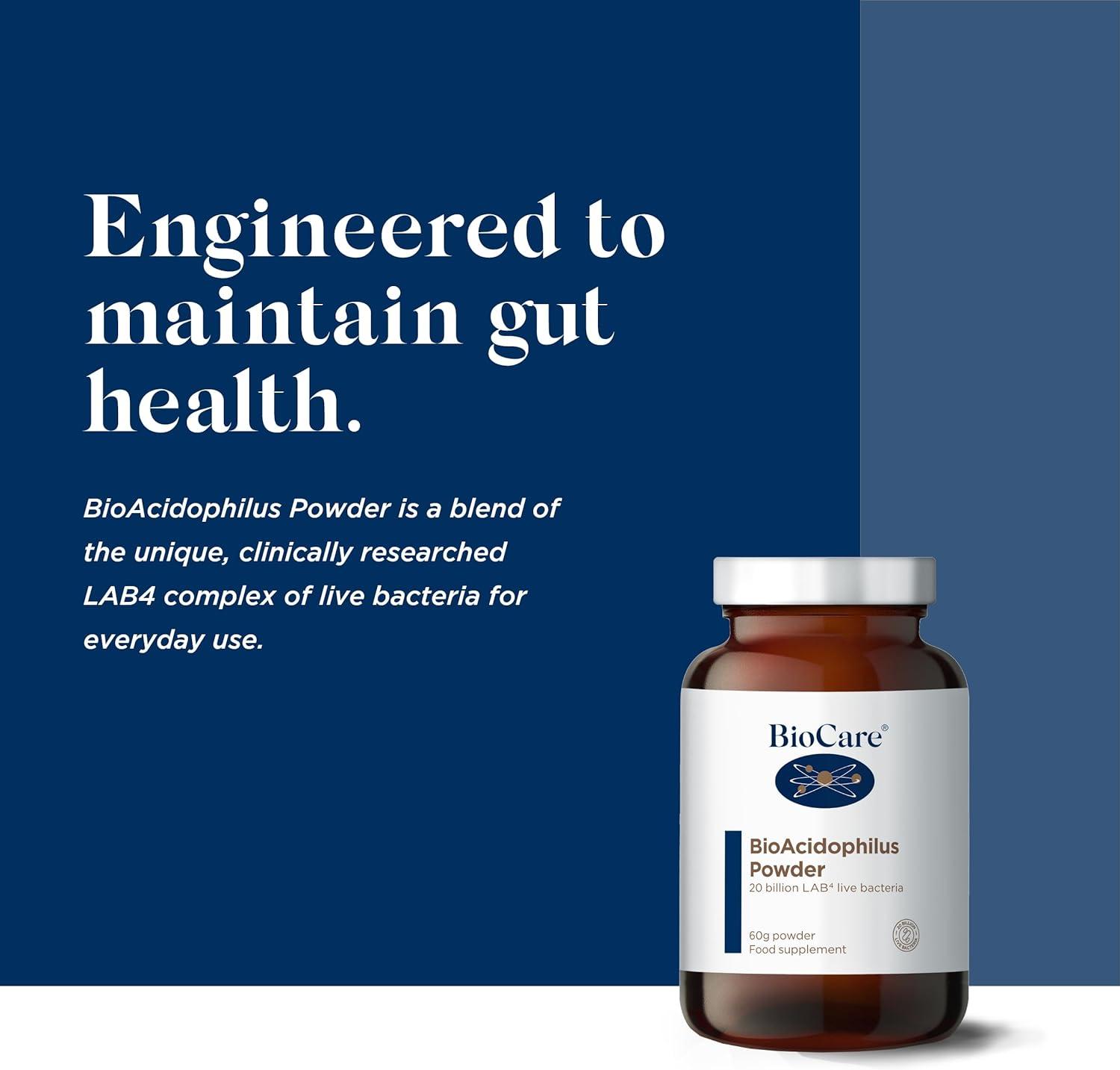 BioCare BioAcidophilus Powder 60g - Digestive Health Support | Buy Now ...