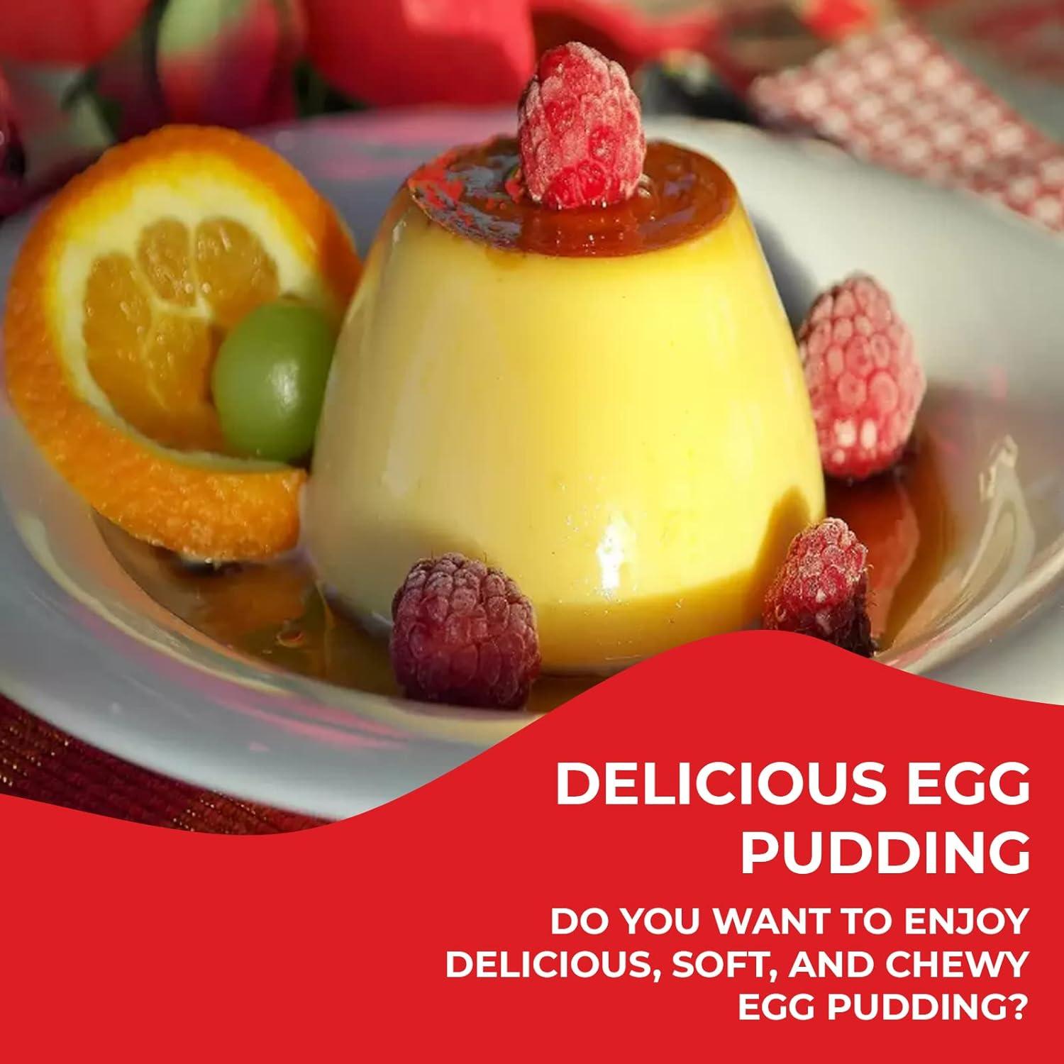Zacely Egg Pudding Powder - Protein Pudding for Dessert Toppings ...