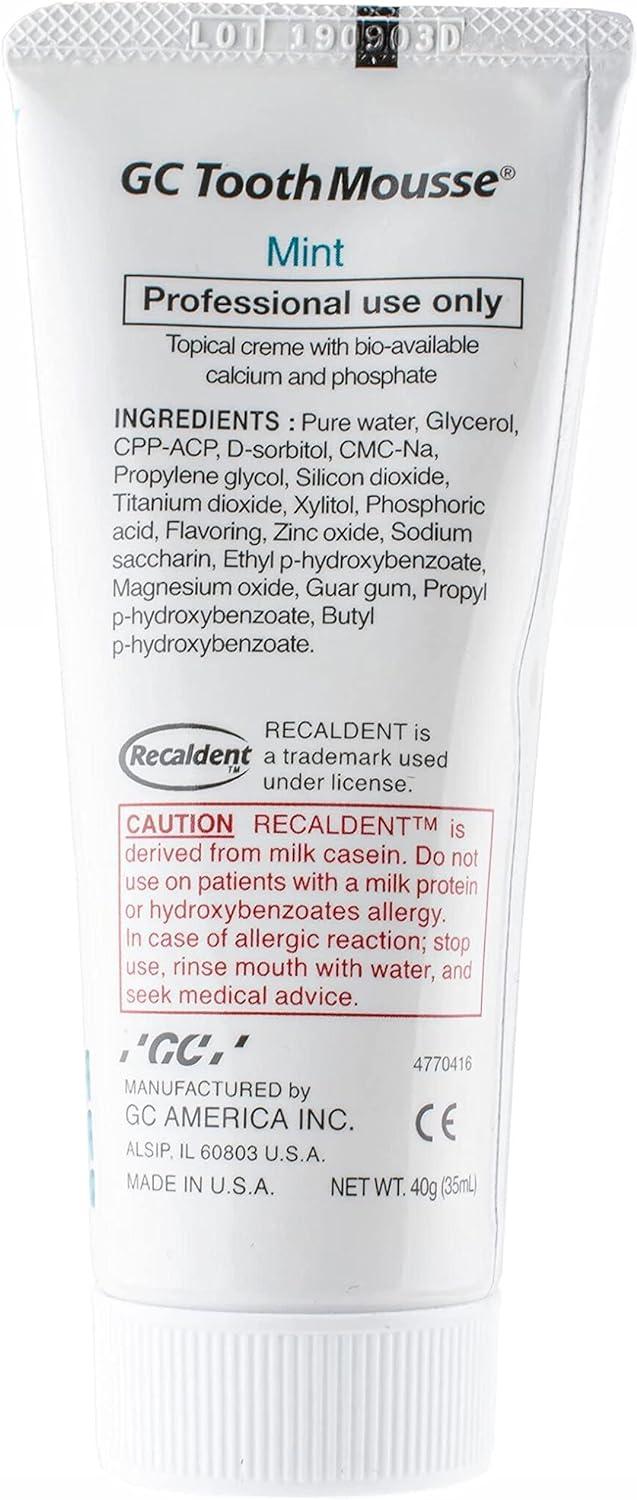 GC Tooth Mousse Mint - Enamel Strengthening Dental Care | Buy Now with ...