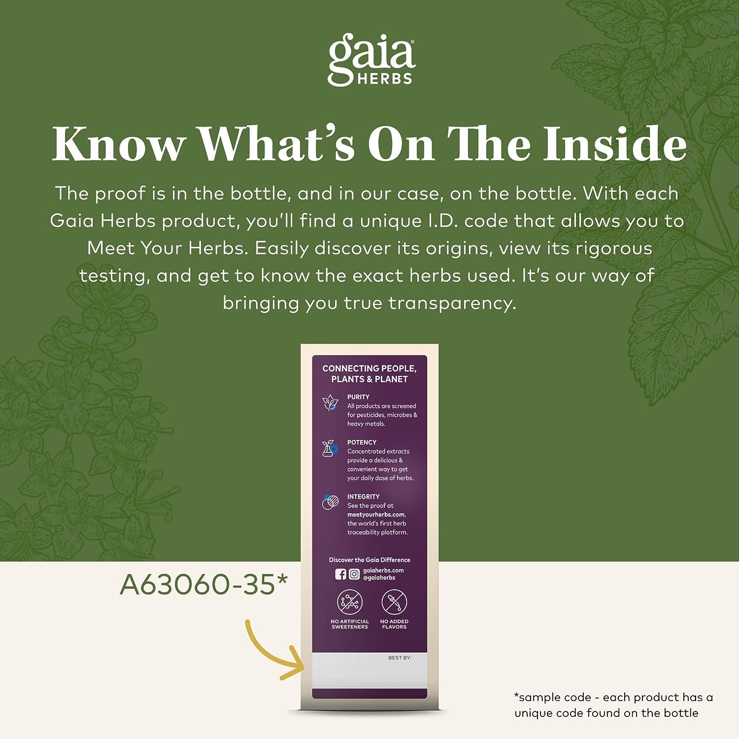 Gaia Herbs Cough Syrup Nighttime - Honey Ivy Leaf Black Elderberry - 4 Fl Oz | Buy Now with ...